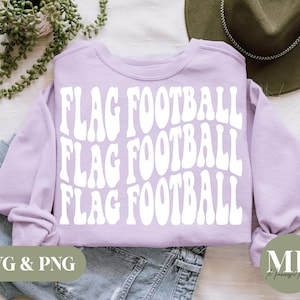 Flag Football SVG & PNG - Etsy