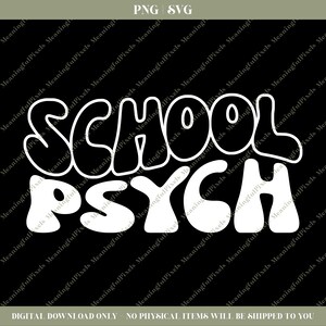 School Psych SVG & PNG - Etsy