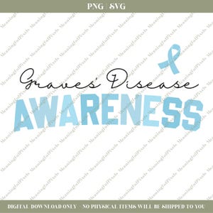 Graves' Disease Awareness SVG & PNG - Etsy