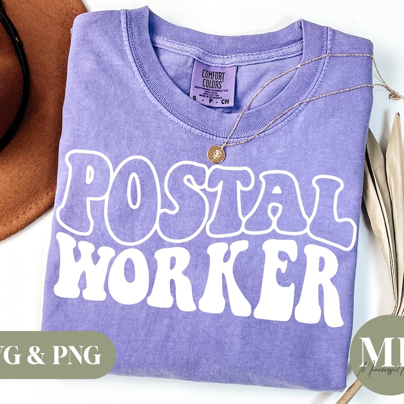 Postal Worker Svg - Etsy