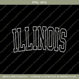 Illinois SVG & PNG - Etsy