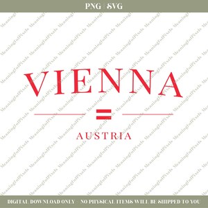Vienna SVG & PNG - Etsy