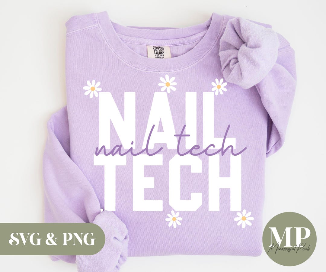 Nail Tech SVG & PNG - Etsy