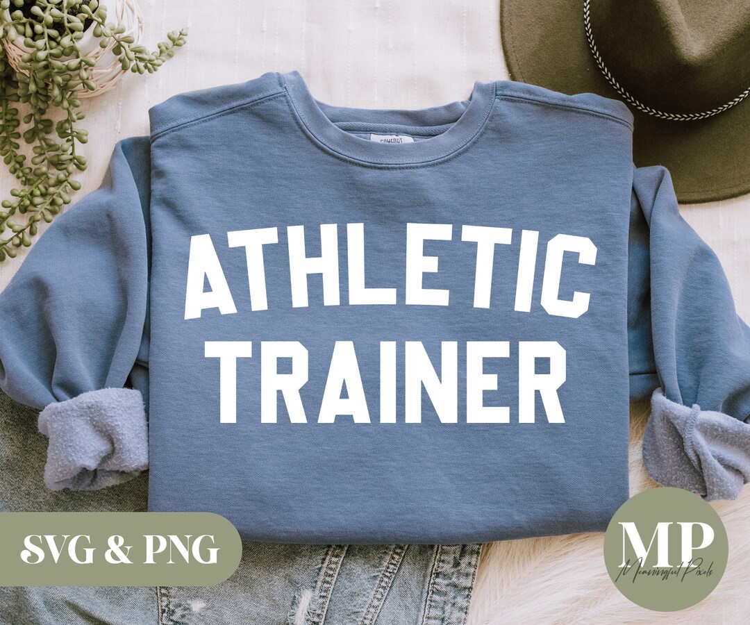 Athletic Trainer SVG & PNG - Etsy