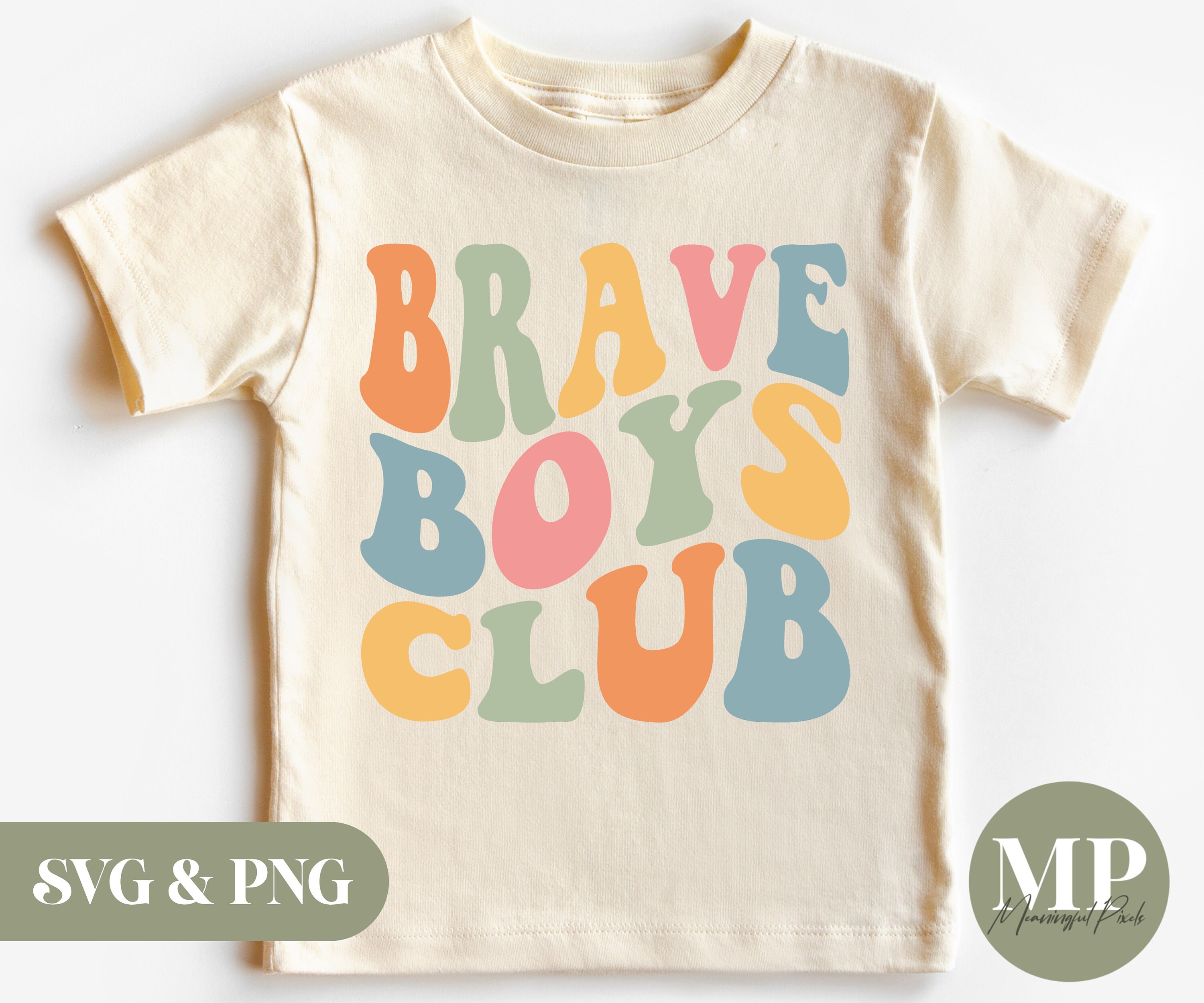 Brave Boys Club SVG & PNG - Etsy