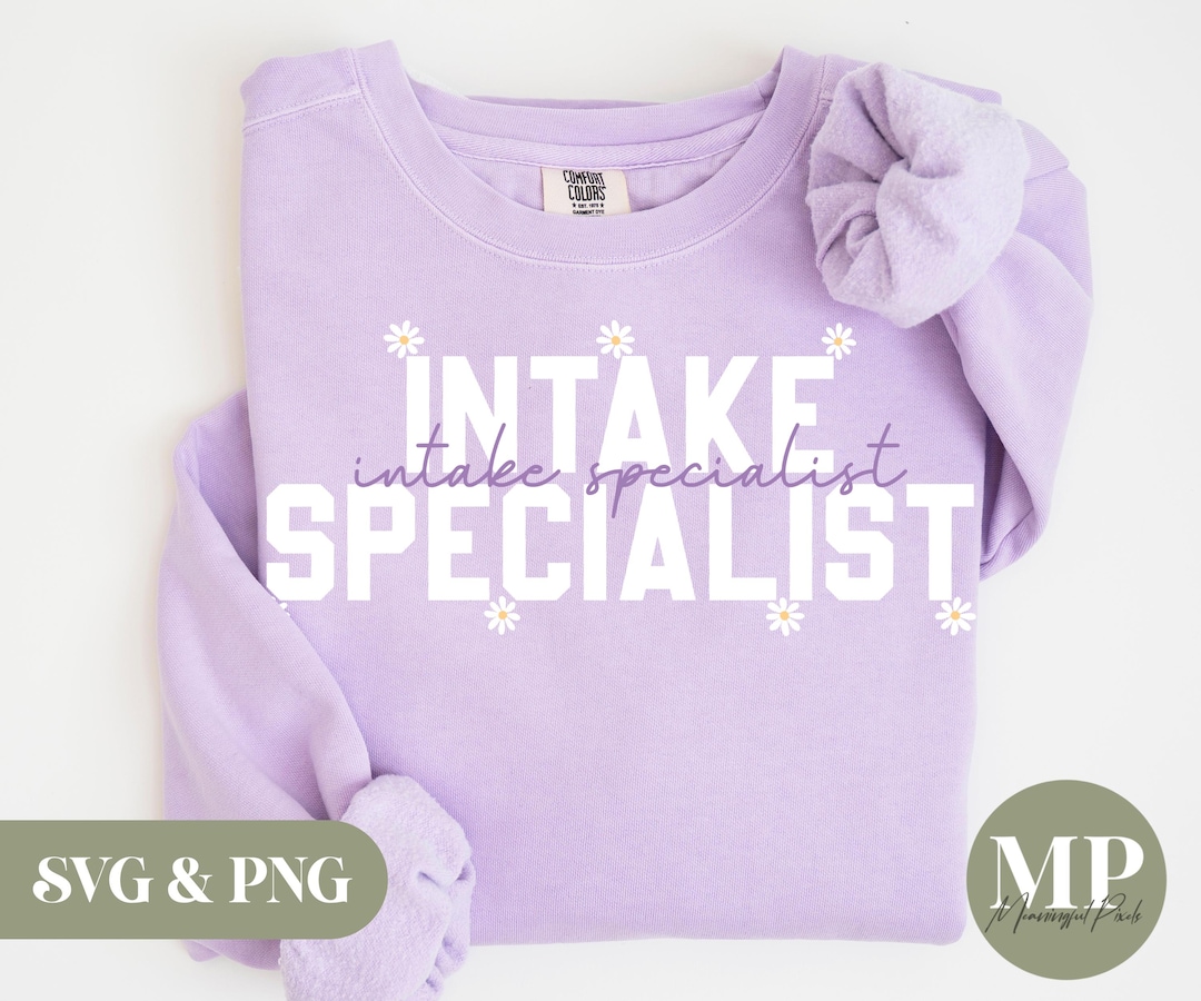 Intake Specialist SVG & PNG - Etsy