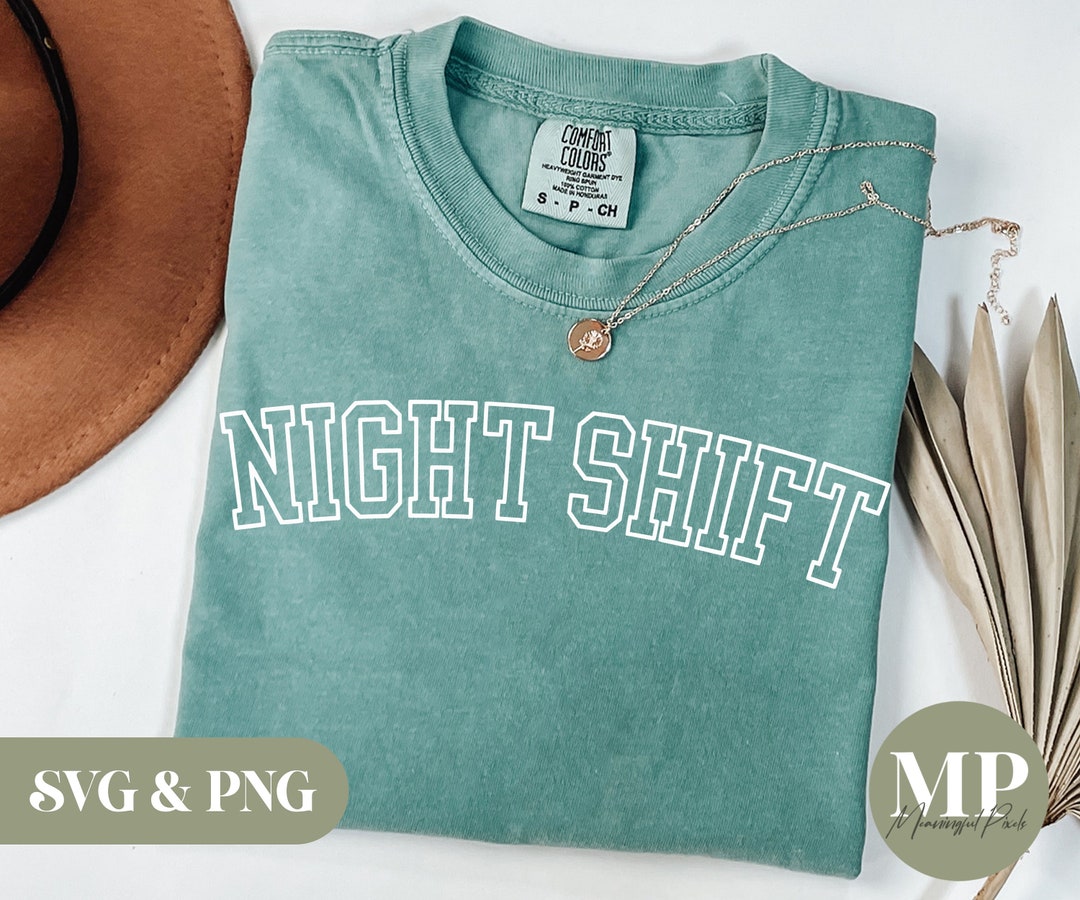 Night Shift SVG & PNG - Etsy