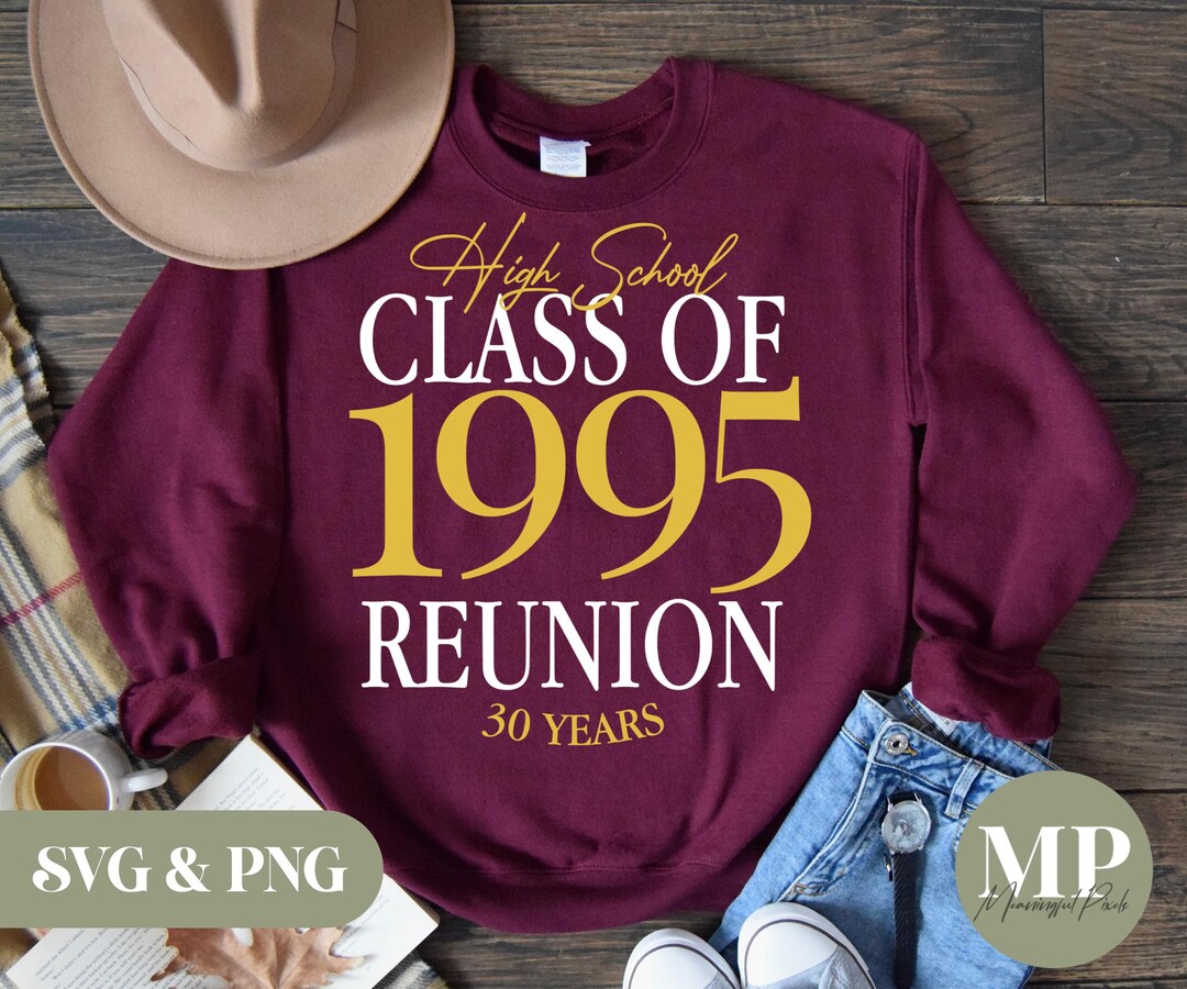 Class of 1995 Reunion SVG & PNG - Etsy