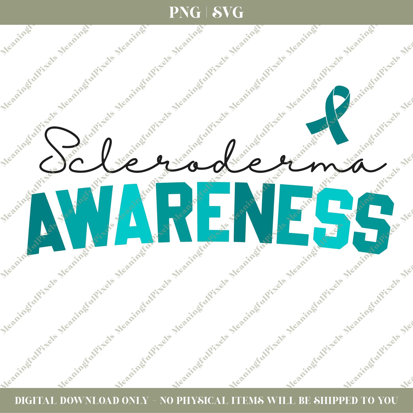 Scleroderma Awareness SVG & PNG - Etsy