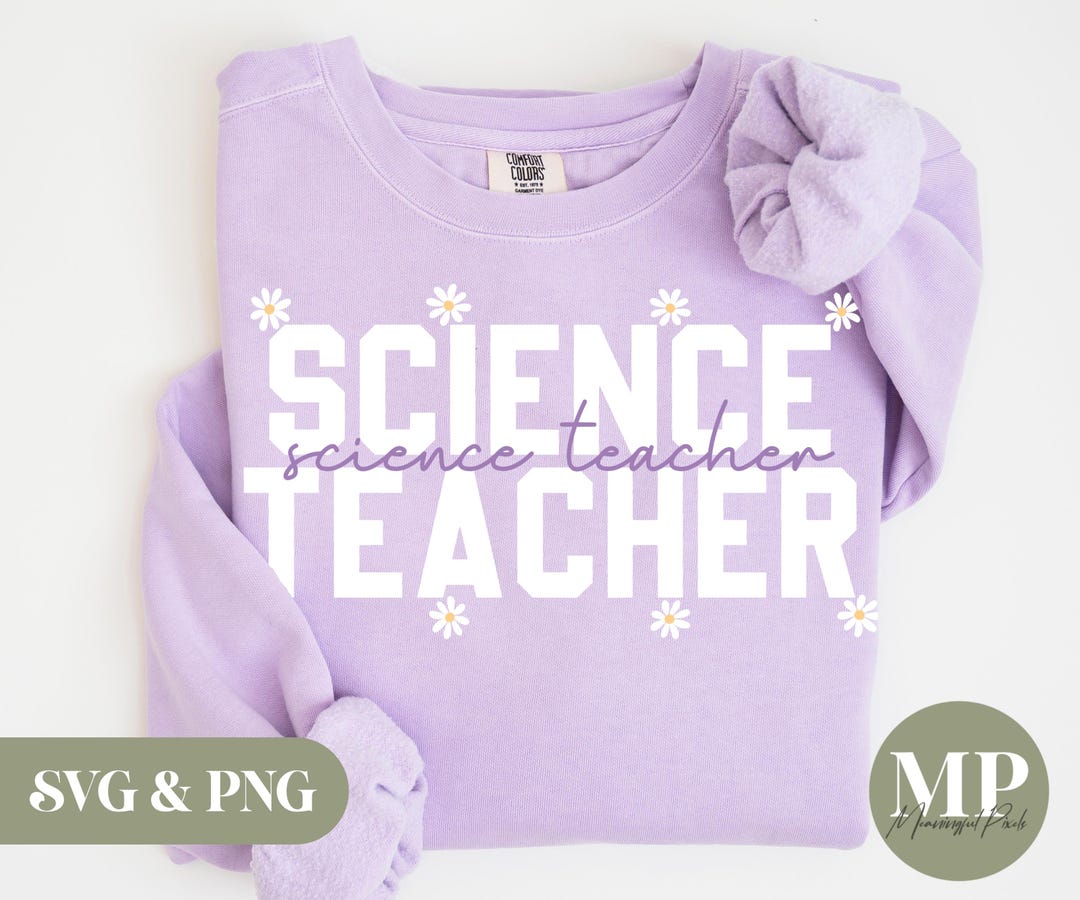 Science Teacher SVG & PNG - Etsy