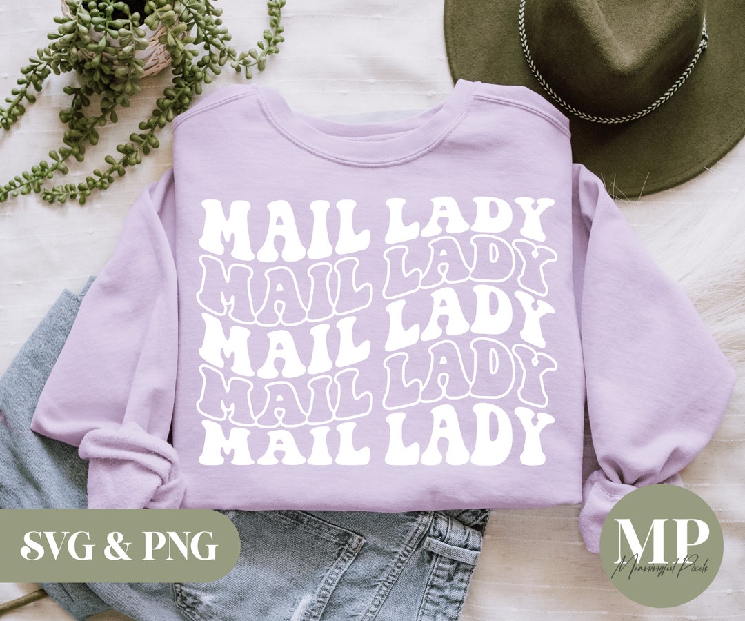Mail Lady SVG & PNG - Etsy