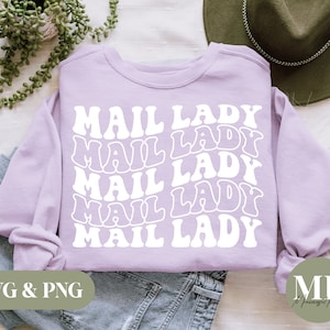 Mail Lady SVG & PNG - Etsy