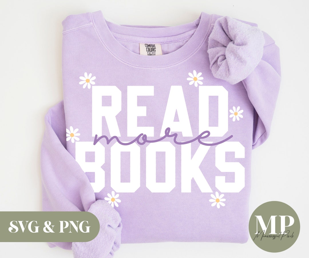 Read More Books SVG & PNG - Etsy