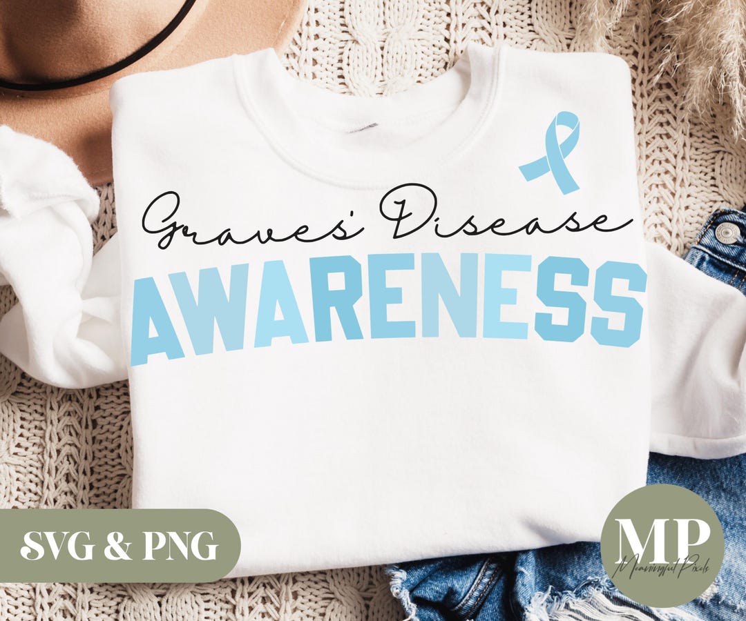 Graves' Disease Awareness SVG & PNG - Etsy