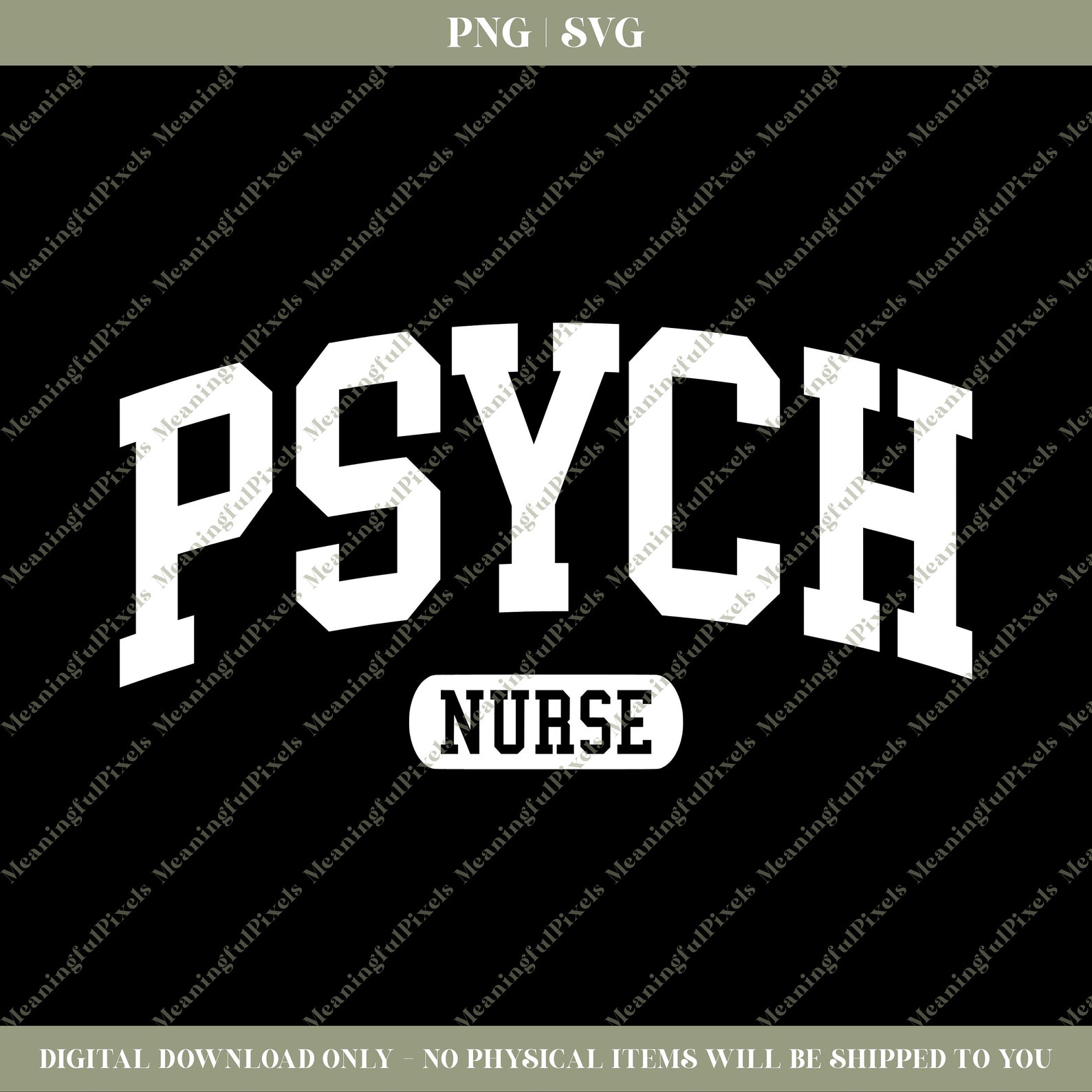 Psych Nurse Psychiatric Nurse SVG & PNG - Etsy Canada