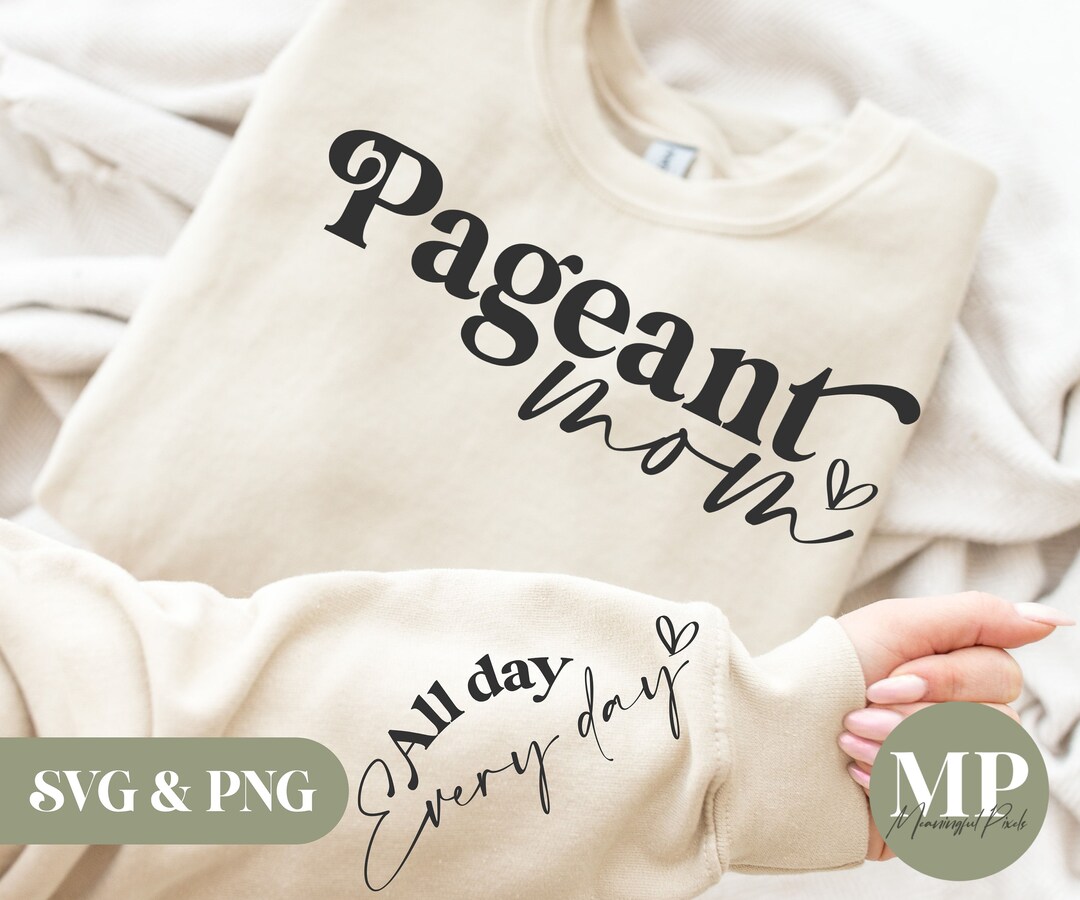 Pageant Pageant Mom SVG & PNG - Etsy