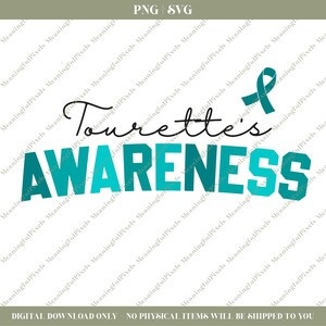 Tourette's Awareness SVG & PNG - Etsy