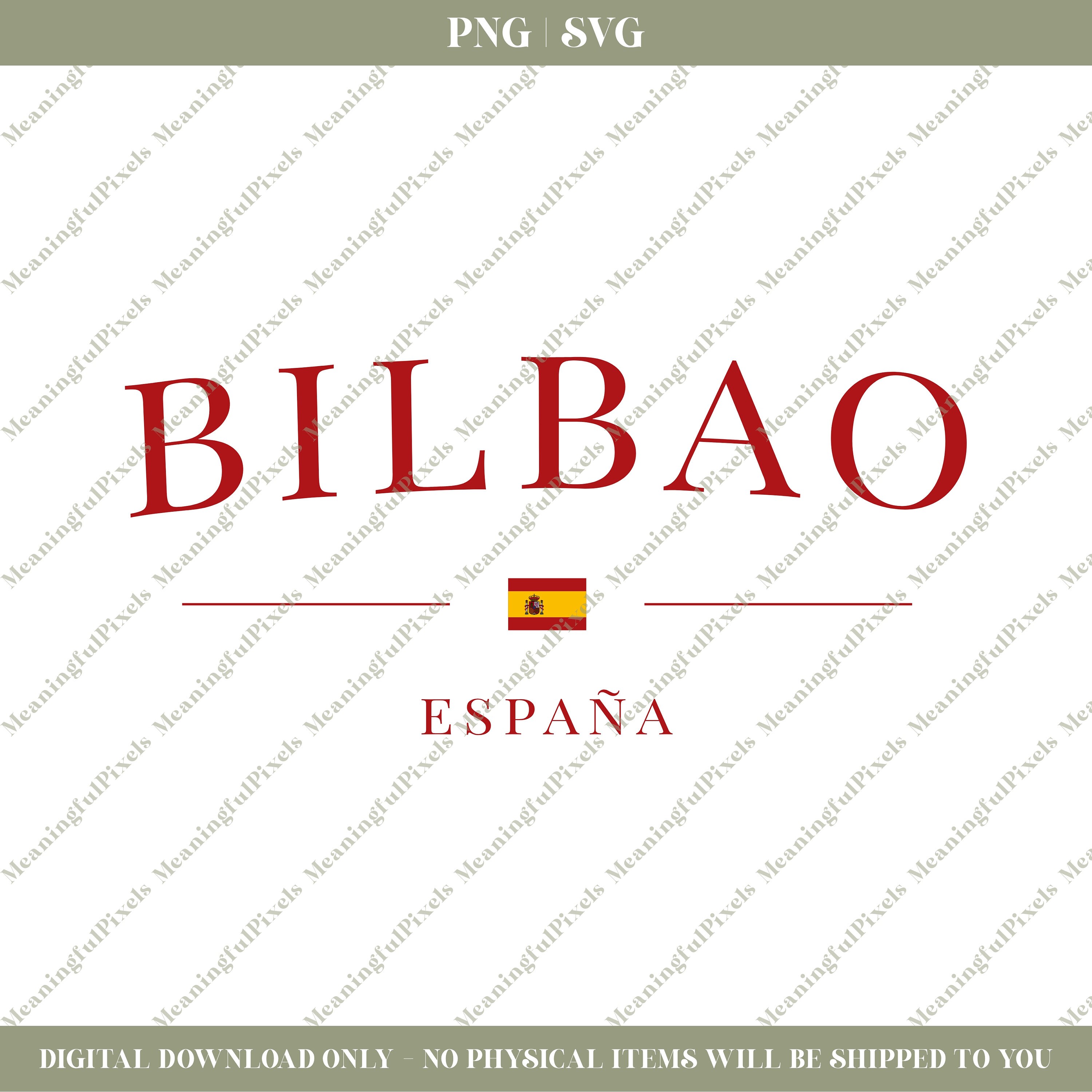 Bilbao SVG & PNG - Etsy
