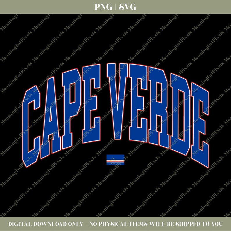 Cape Verde SVG & PNG - Etsy