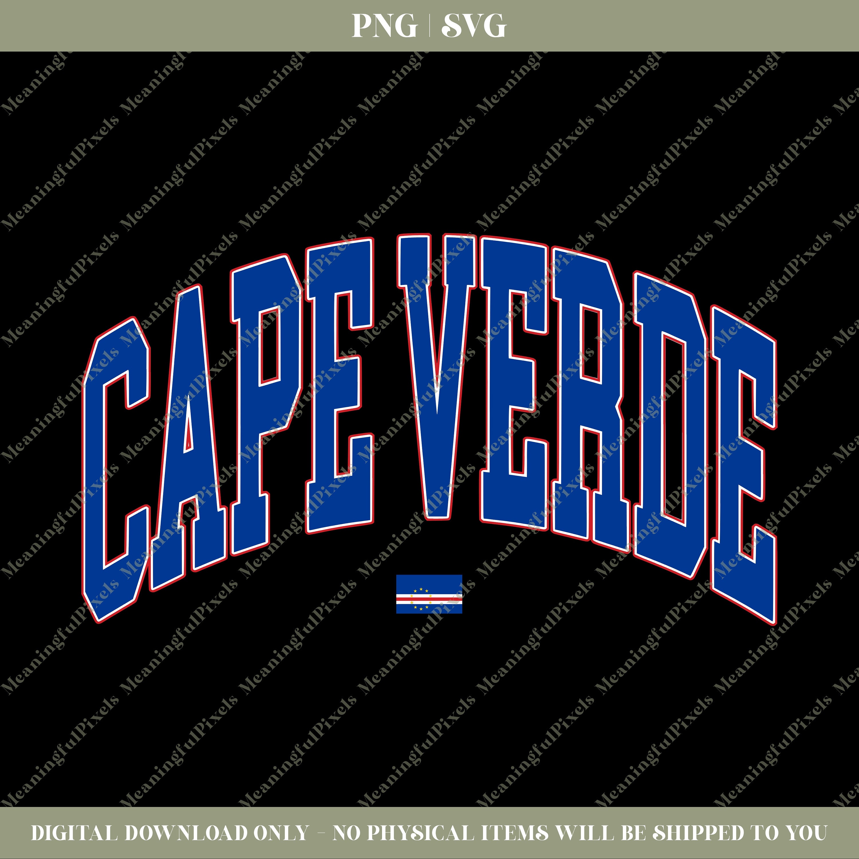 Cape Verde SVG & PNG - Etsy