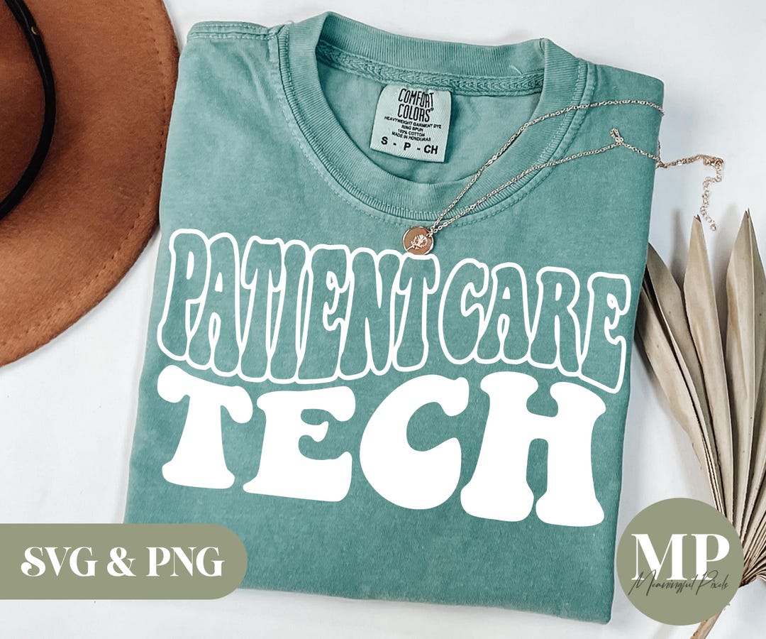 Patient Care Tech SVG & PNG - Etsy