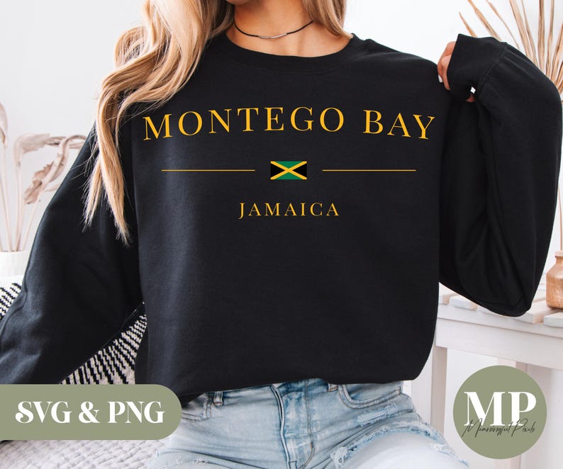 Montego Bay | Jamaica SVG & PNG - Etsy