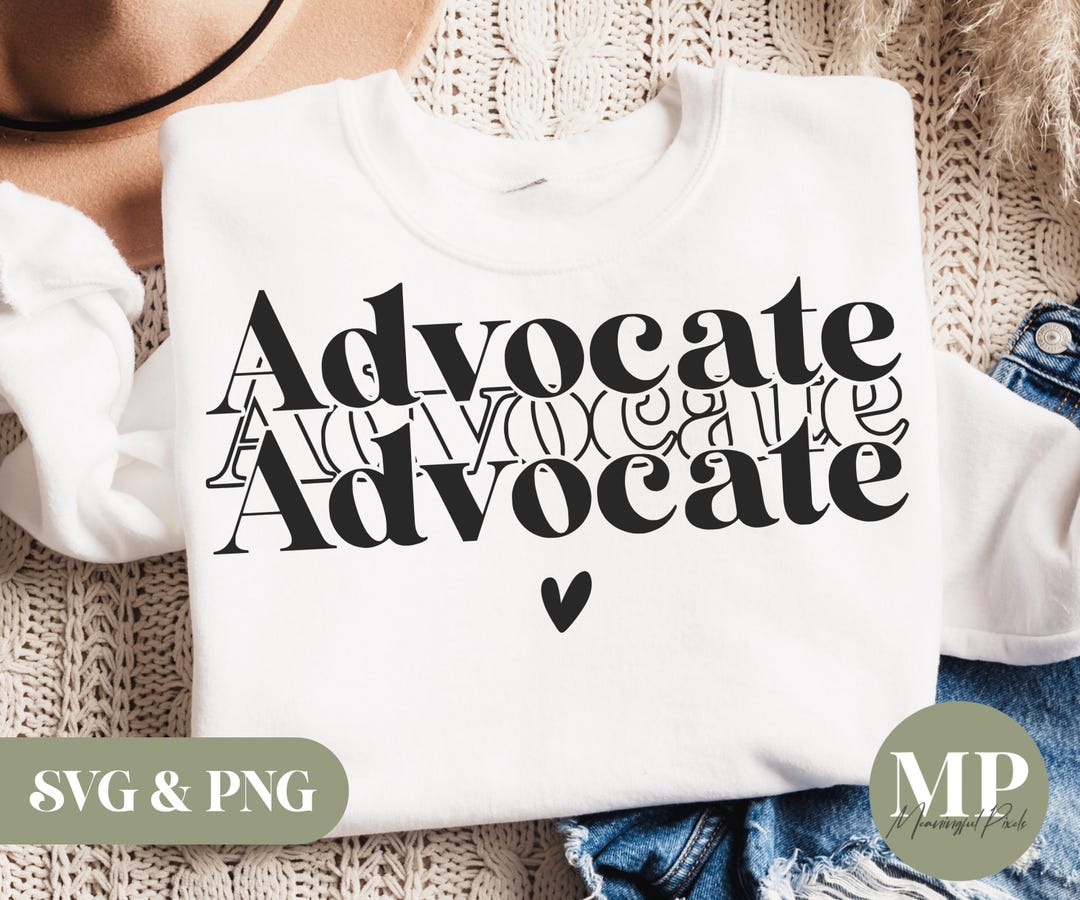 Advocate SVG & PNG - Etsy