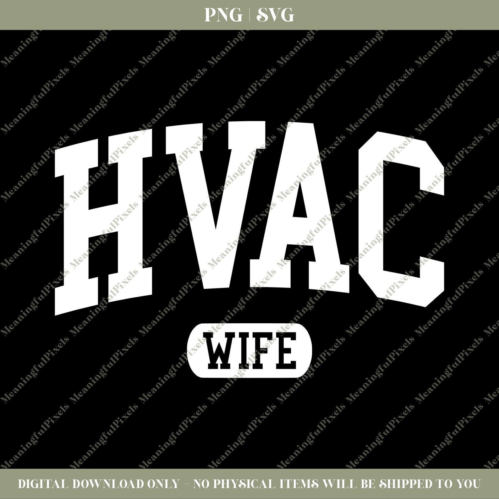 HVAC Wife SVG & PNG - Etsy