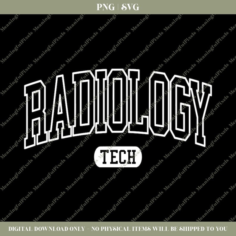 Radiology Tech SVG & PNG - Etsy