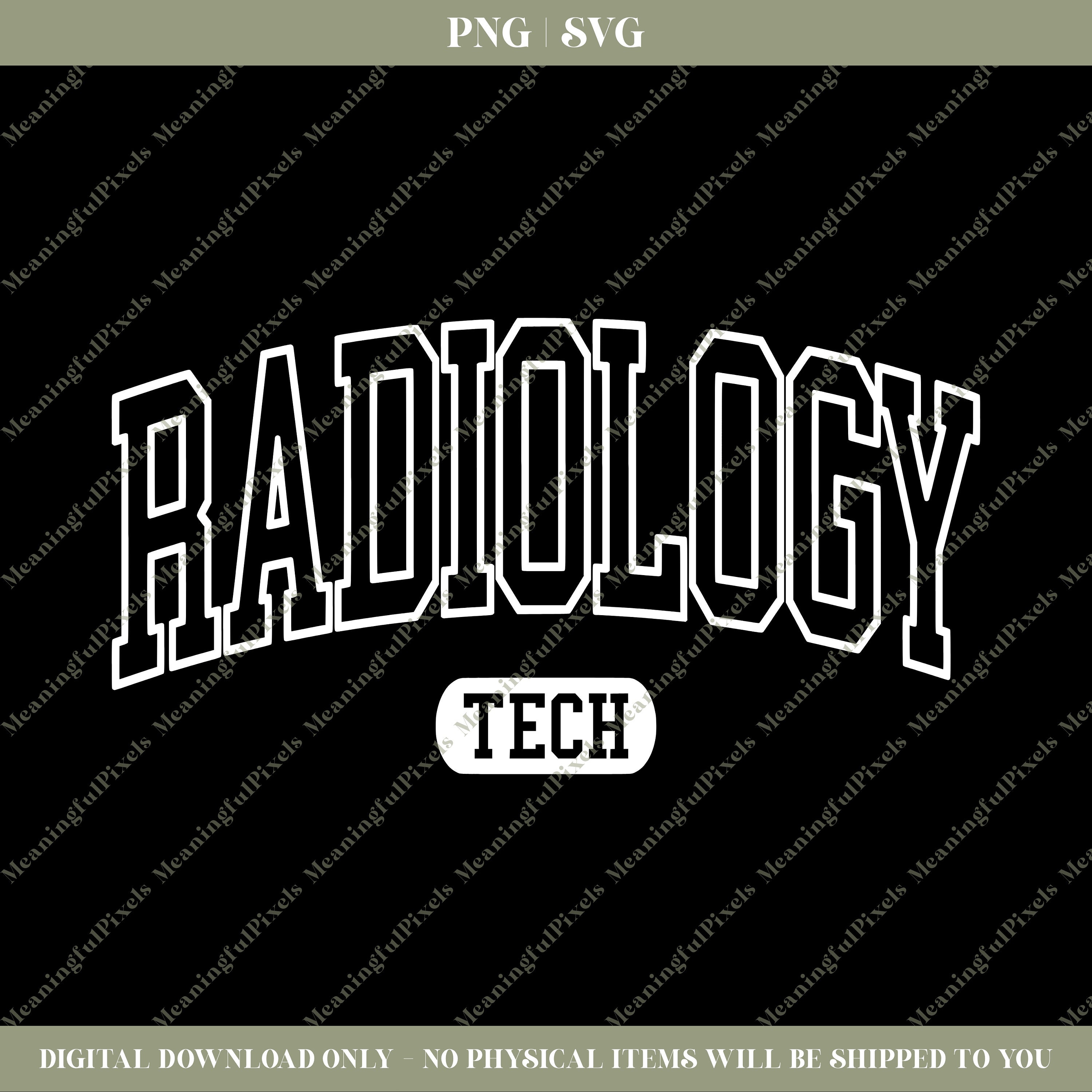 Radiology Tech SVG & PNG - Etsy