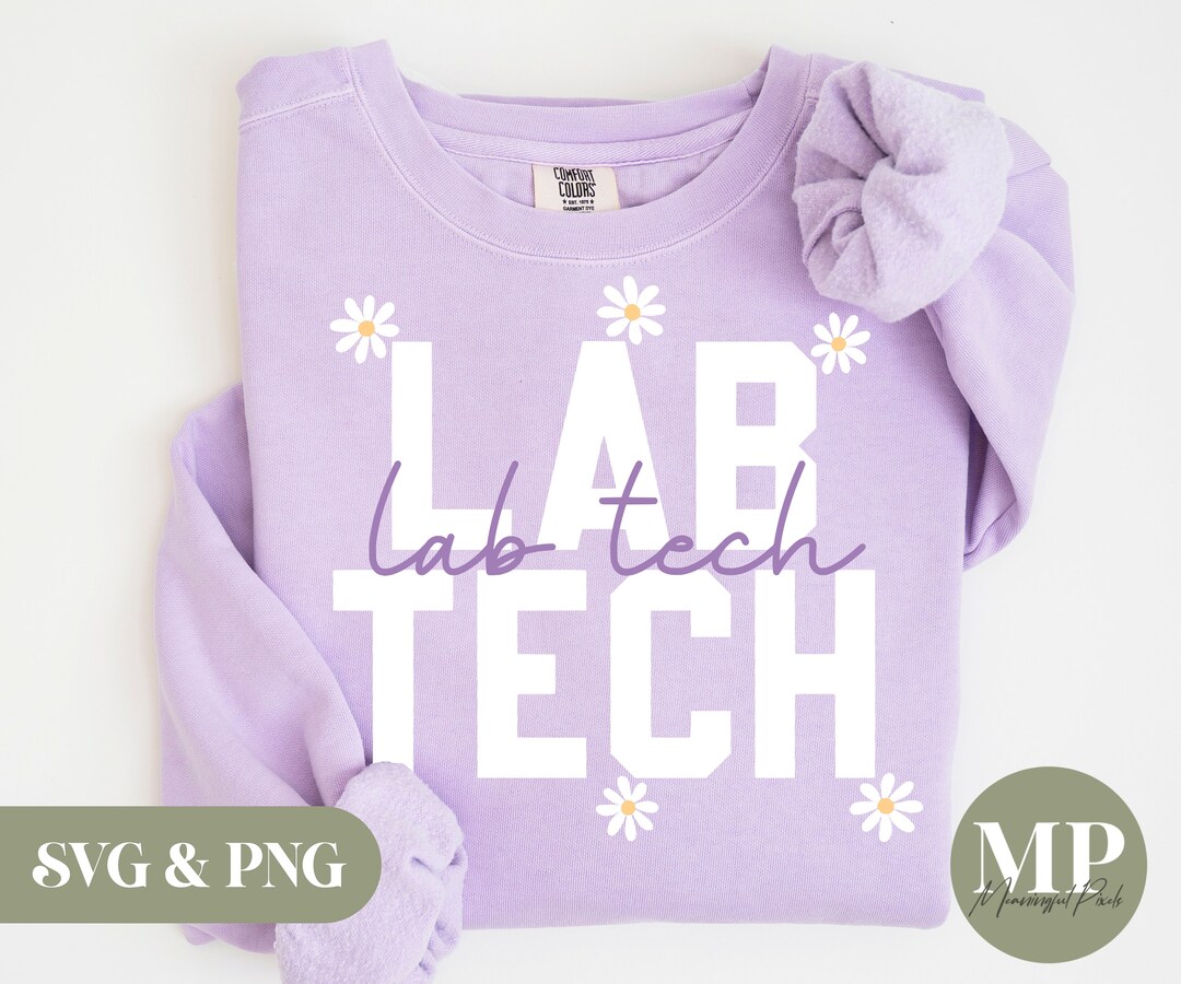 Lab Tech SVG & PNG - Etsy