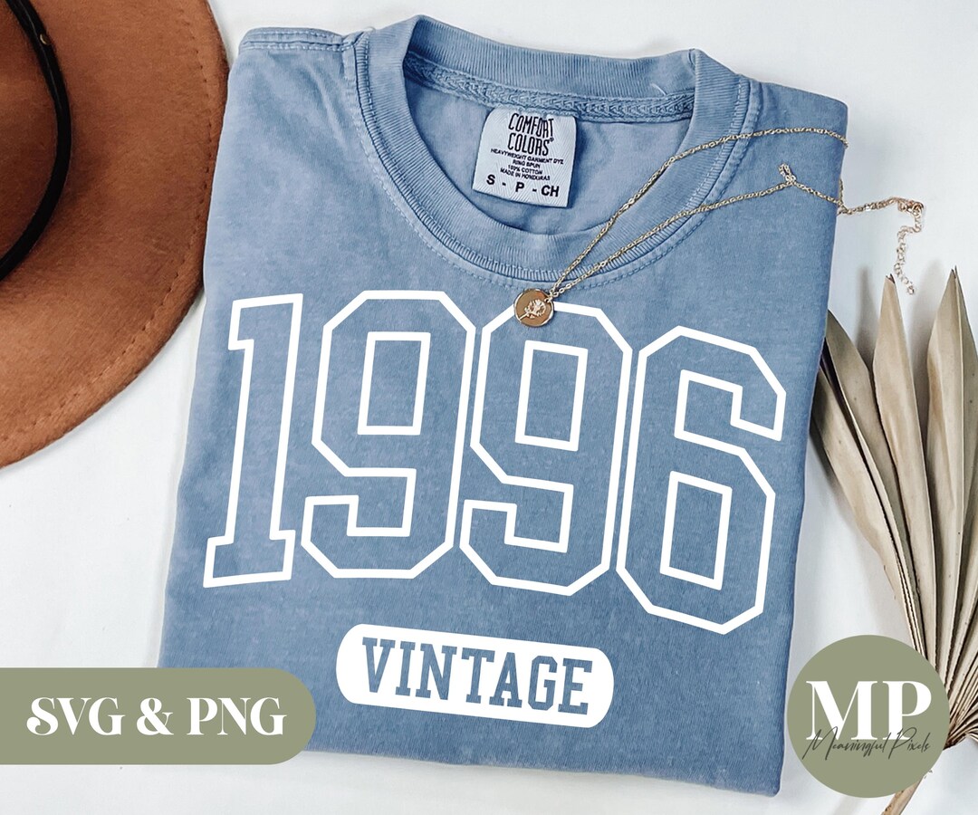 Vintage 1996 SVG & PNG - Etsy