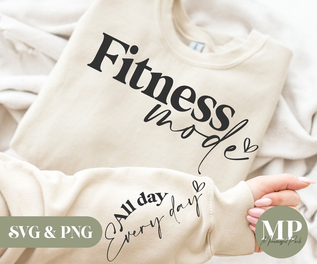 Fitness Mode Workout/fitness/gym SVG & PNG - Etsy