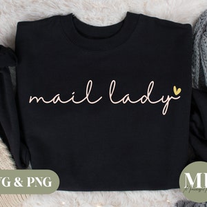 Mail Lady SVG & PNG - Etsy