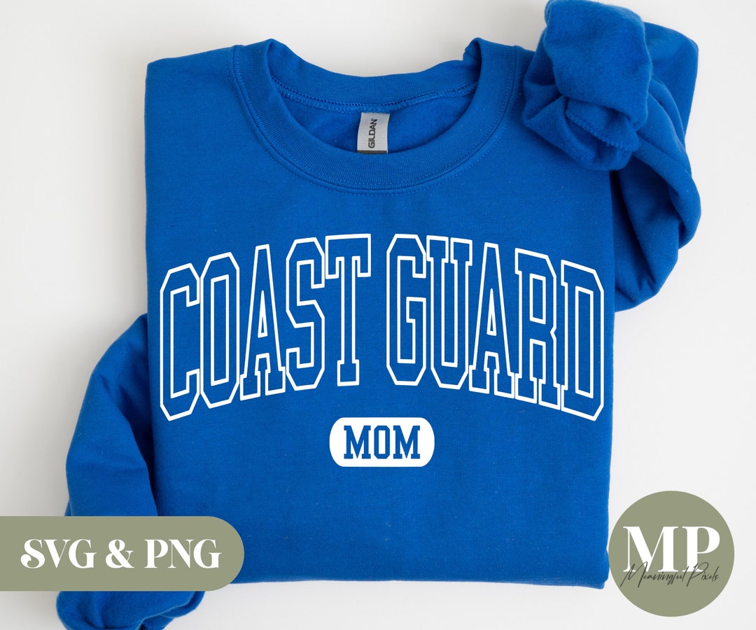 Coast Guard Mom SVG & PNG - Etsy