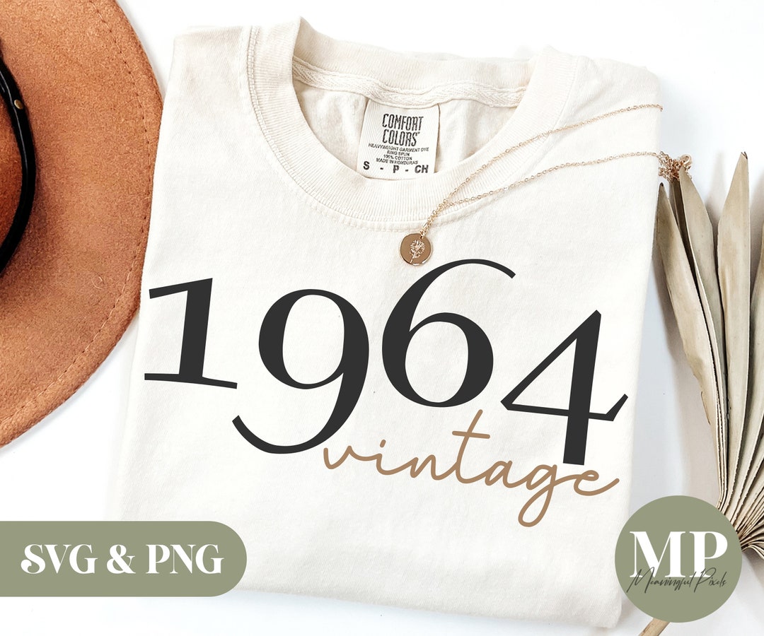 Vintage 1964 SVG & PNG - Etsy