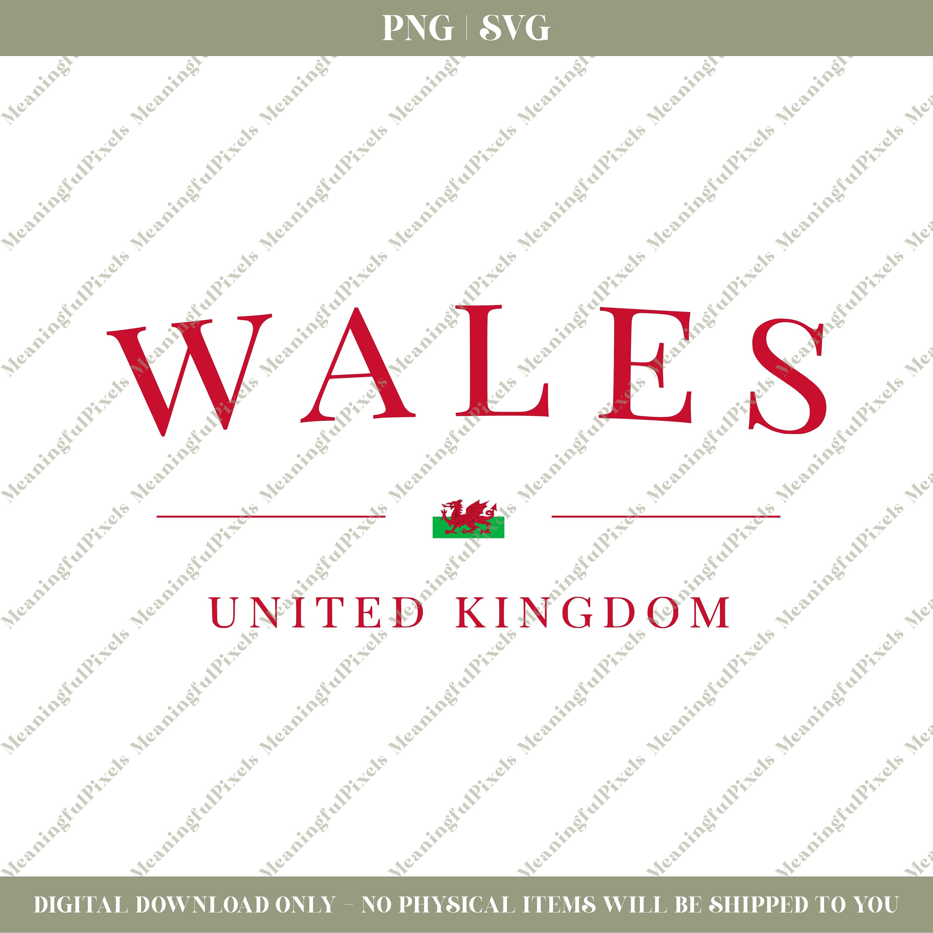 Wales SVG & PNG - Etsy