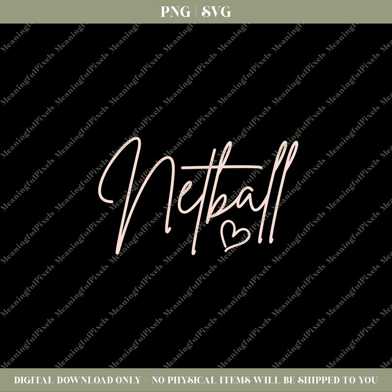 Netball SVG & PNG - Etsy