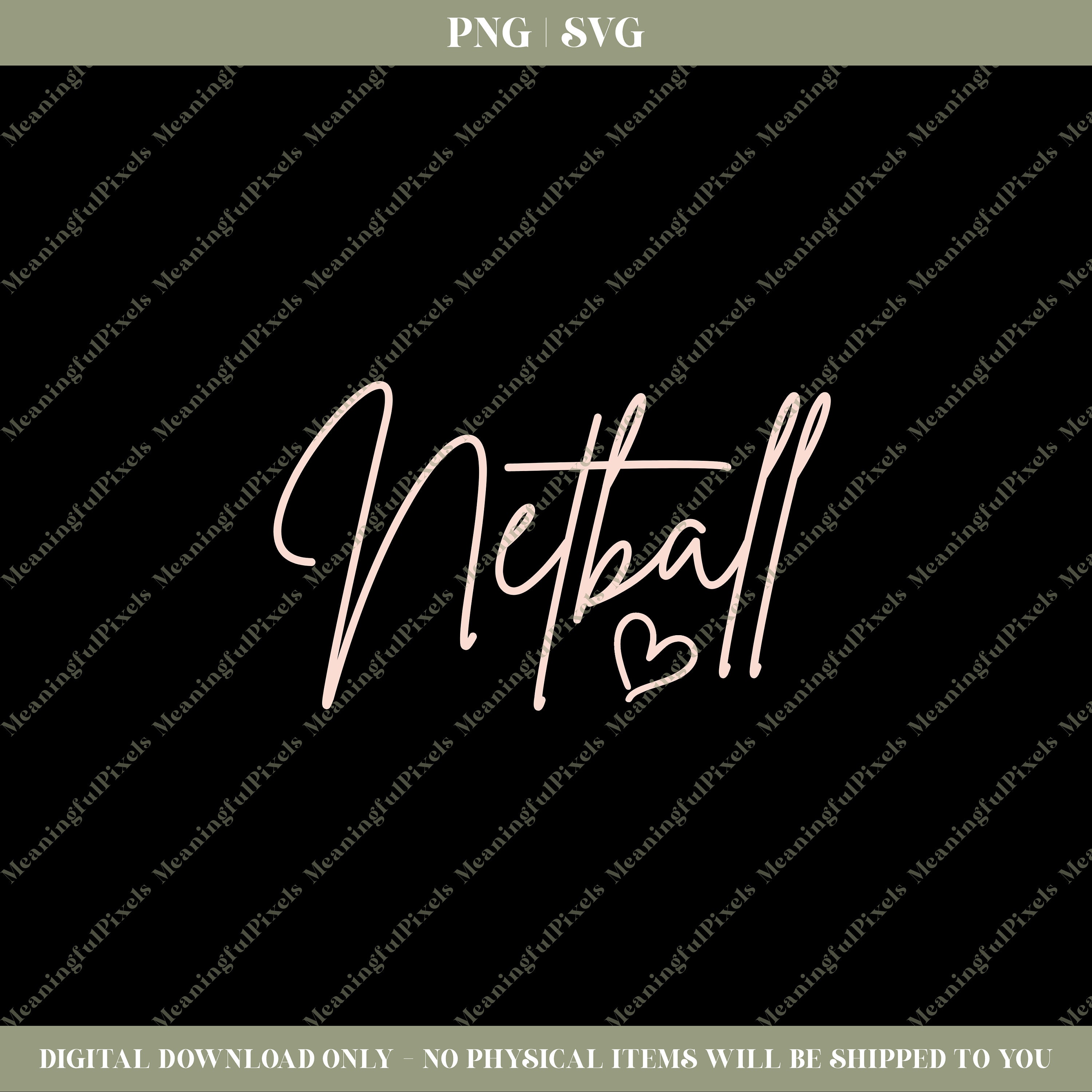 Netball SVG & PNG - Etsy