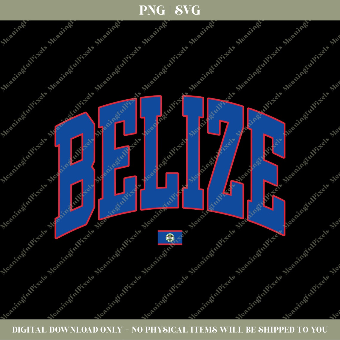 Belize SVG & PNG - Etsy