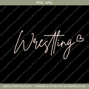 Wrestling SVG & PNG - Etsy