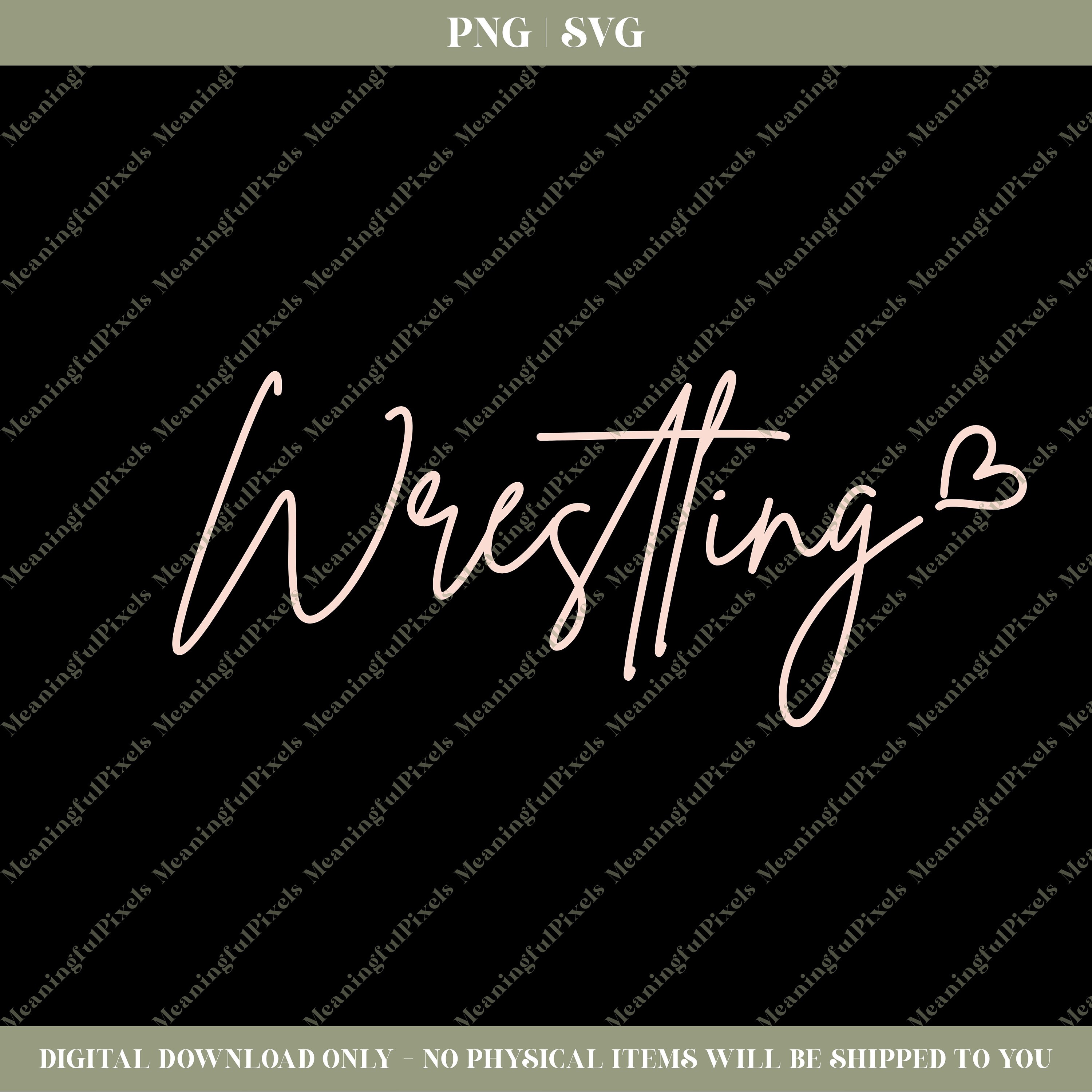Wrestling SVG & PNG - Etsy