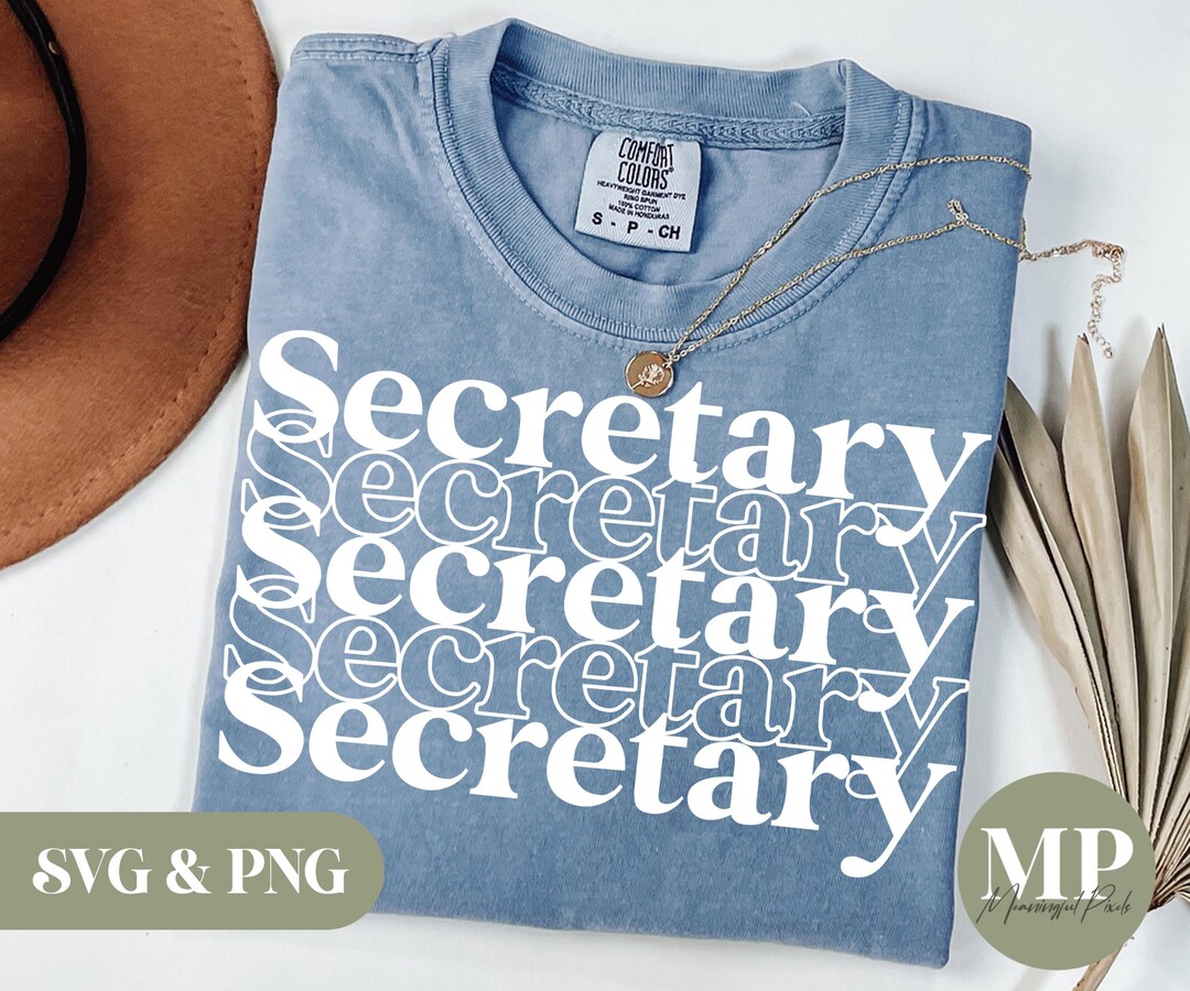 Secretary SVG & PNG - Etsy