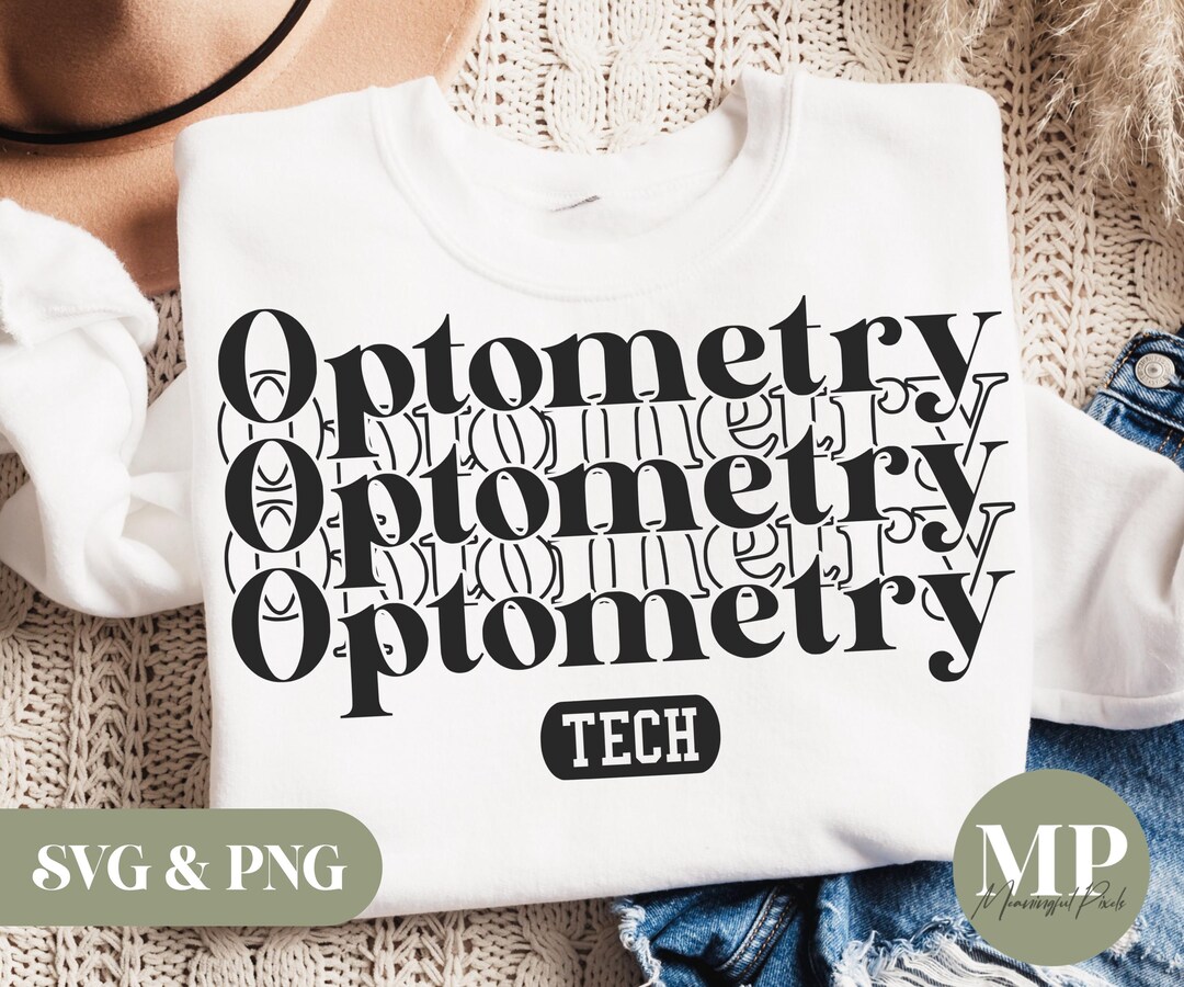 Optometry Tech SVG & PNG - Etsy