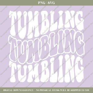 Tumbling SVG & PNG - Etsy