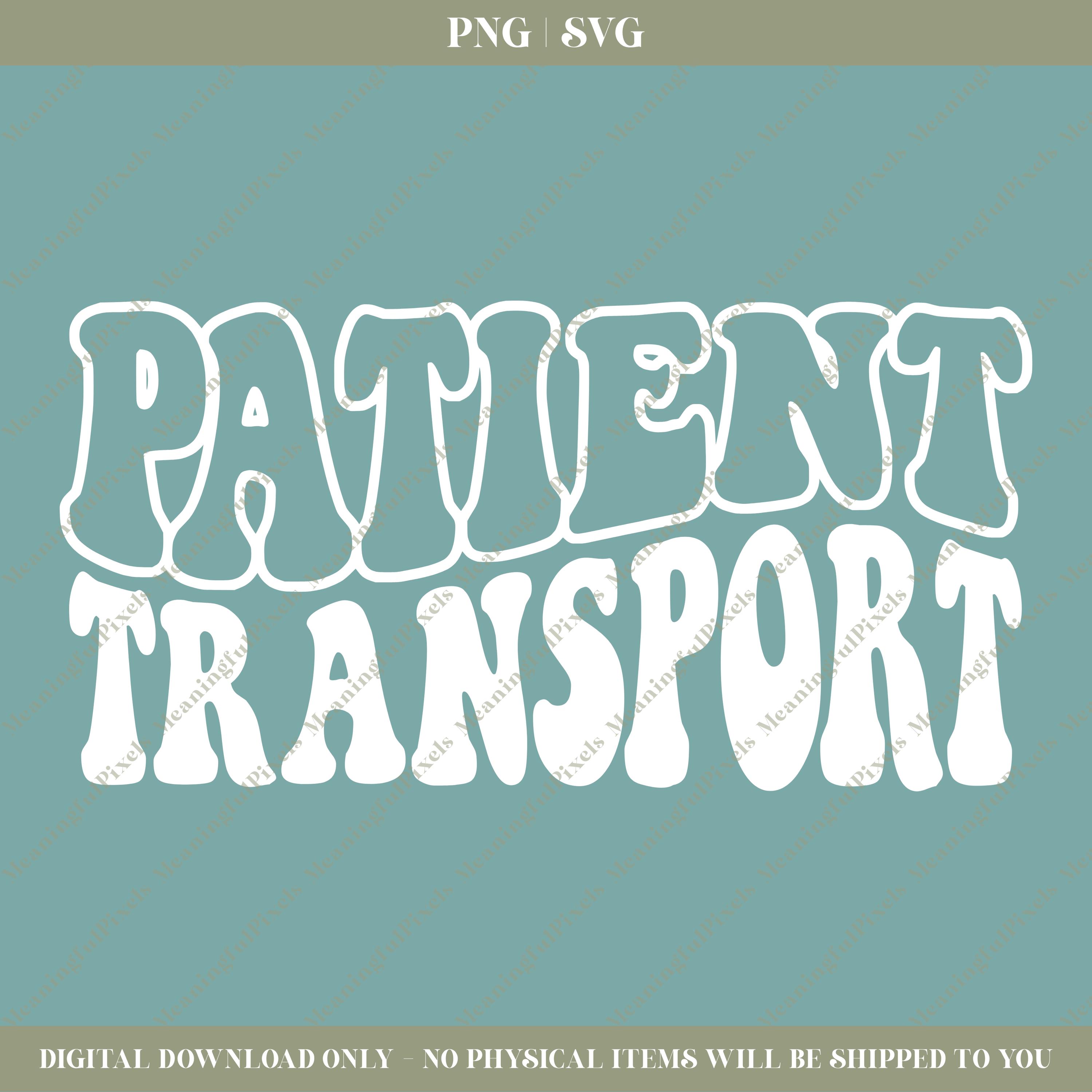 Patient Transport SVG & PNG - Etsy