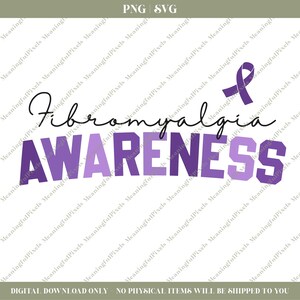 Fibromyalgia Awareness SVG & PNG - Etsy