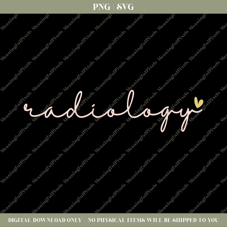 Radiology SVG & PNG - Etsy