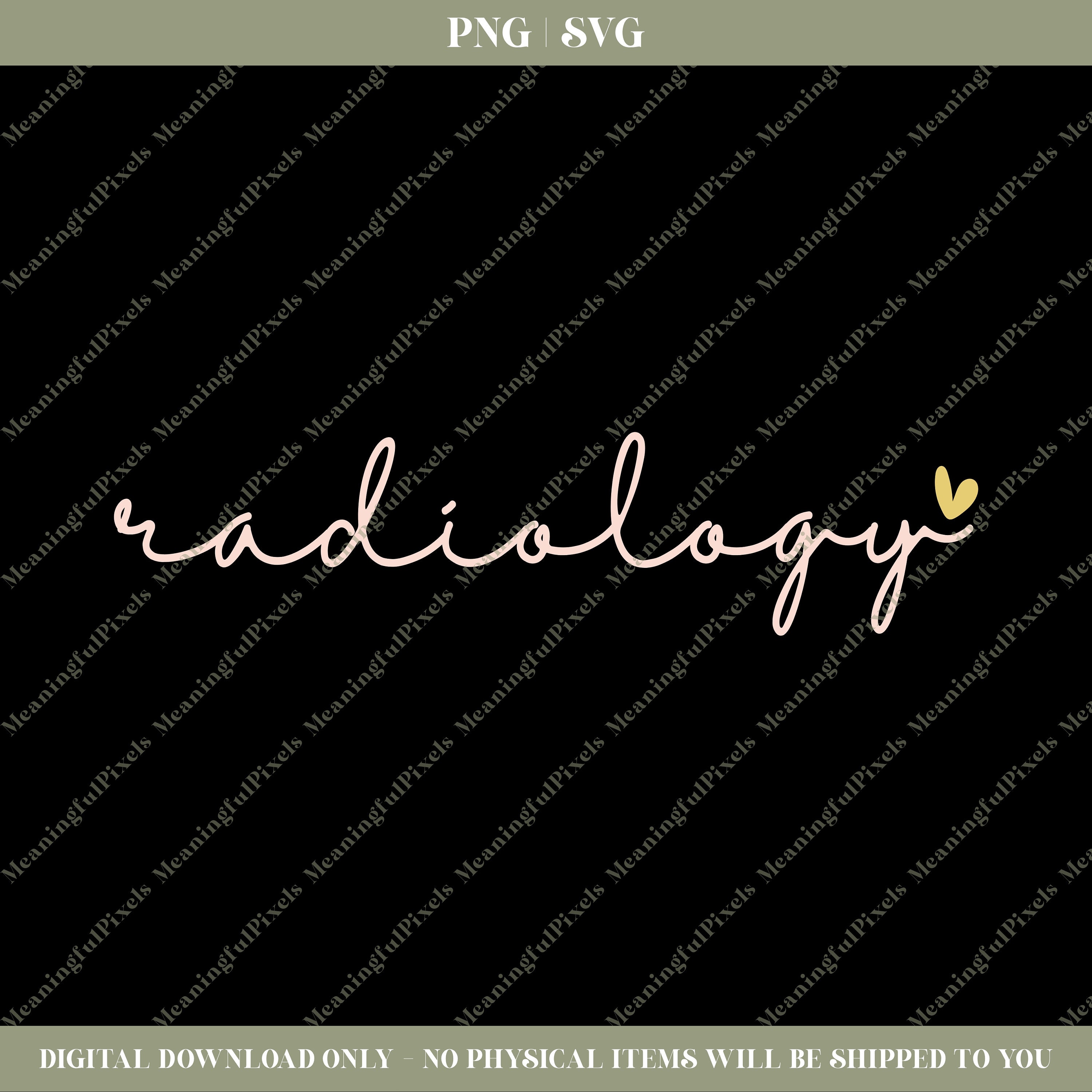 Radiology SVG & PNG - Etsy