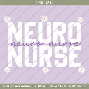 Neuro Nurse SVG & PNG - Etsy